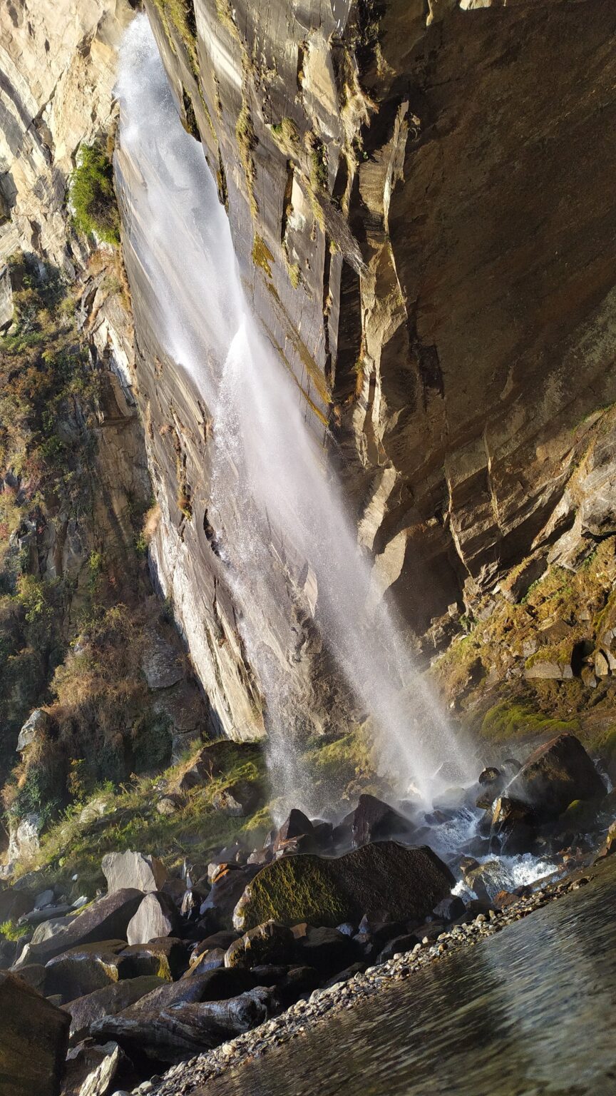 Jogini Waterfall || A Hidden Waterfall In Manali